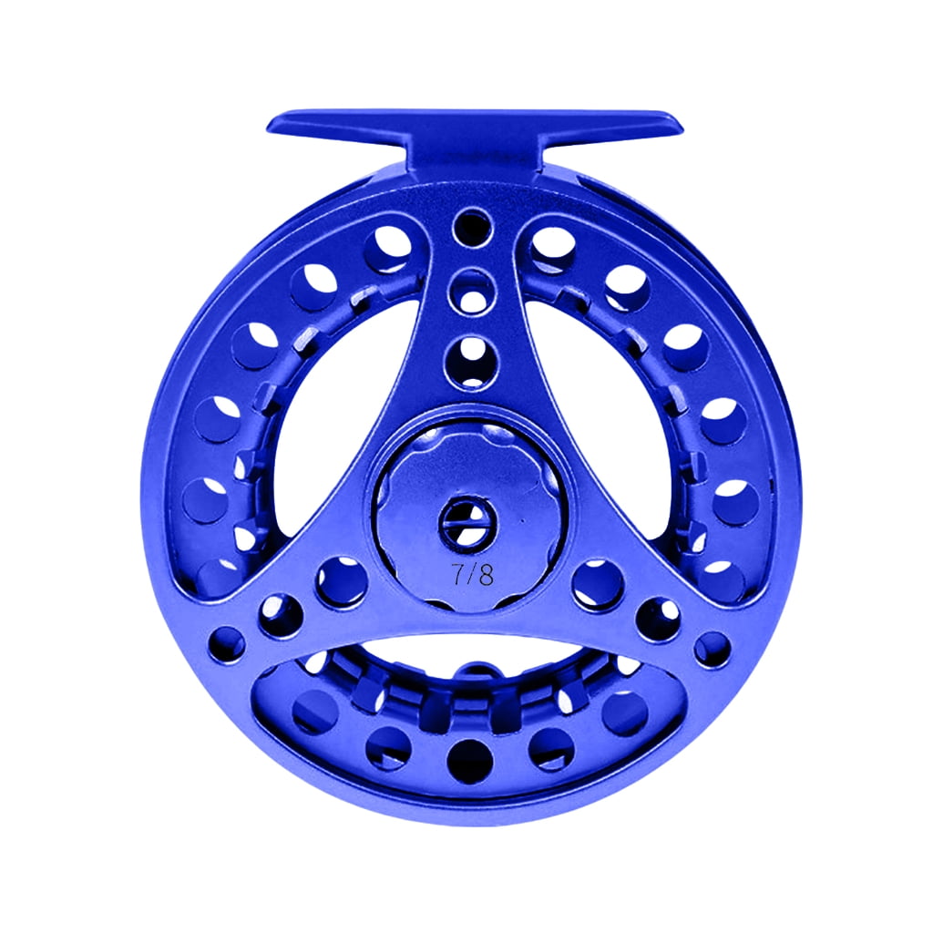 Necvior Aluminum Alloys Fishing Reel Size 3/4 5/6 7/8 Spool Fly Reel ...