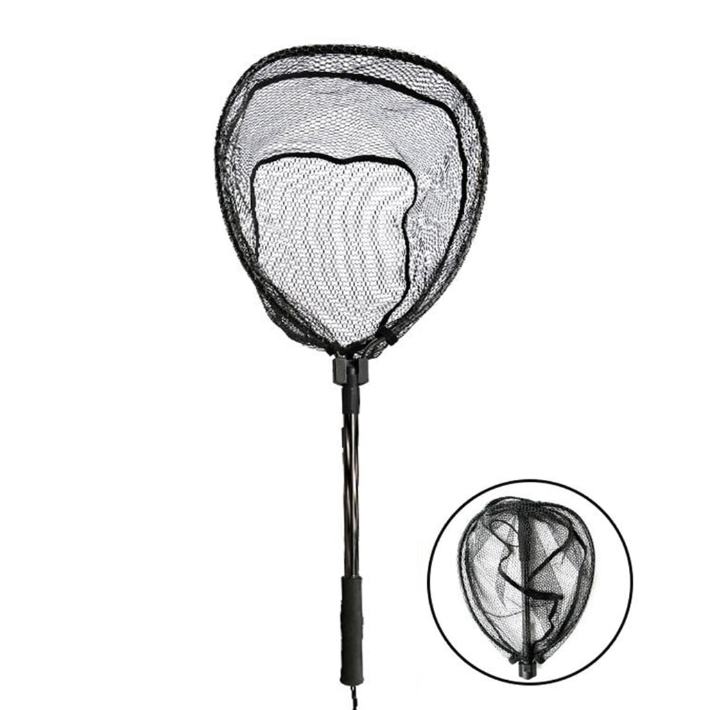 Necvior Aluminum Alloys Telescope Landing Net Light weight Fishing Net ...