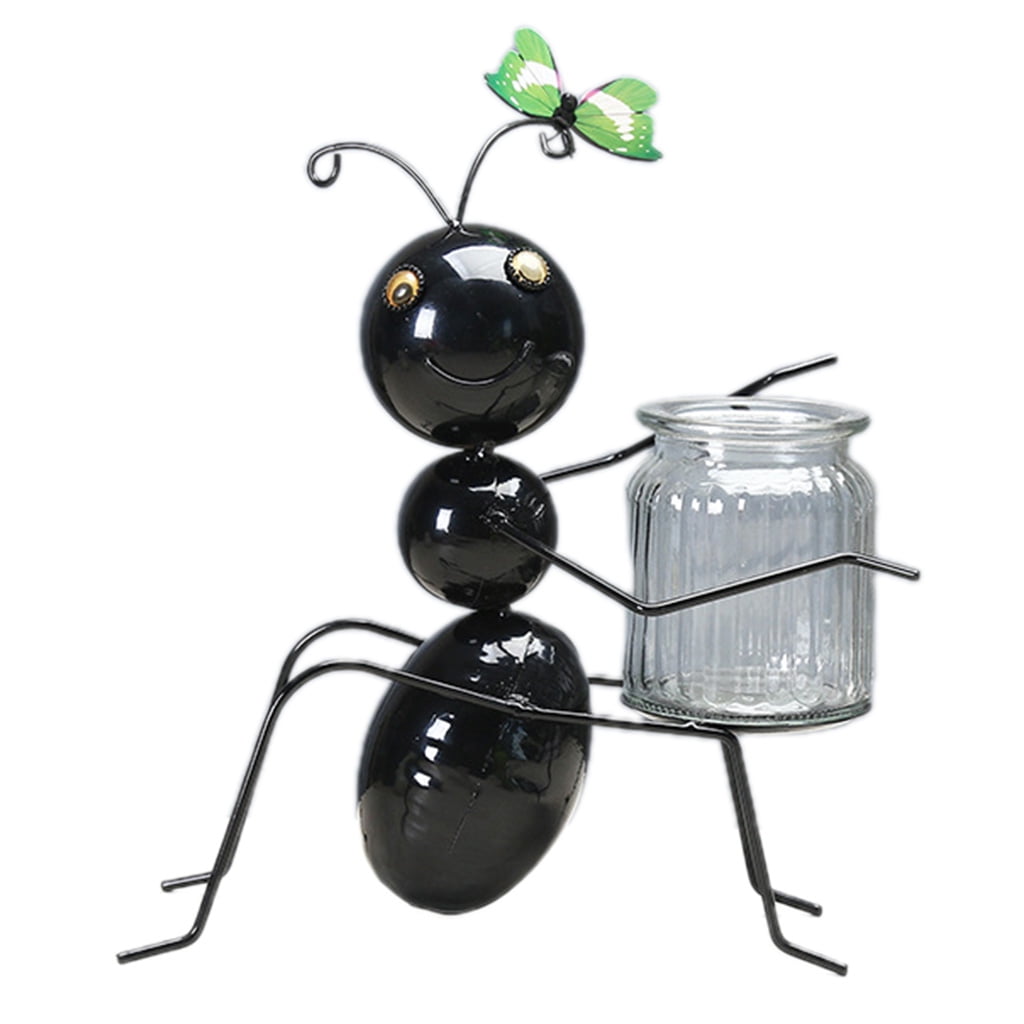 Necvior Ant Glass Vase Flower Planter Pot DIY Terrarium Container Micro ...