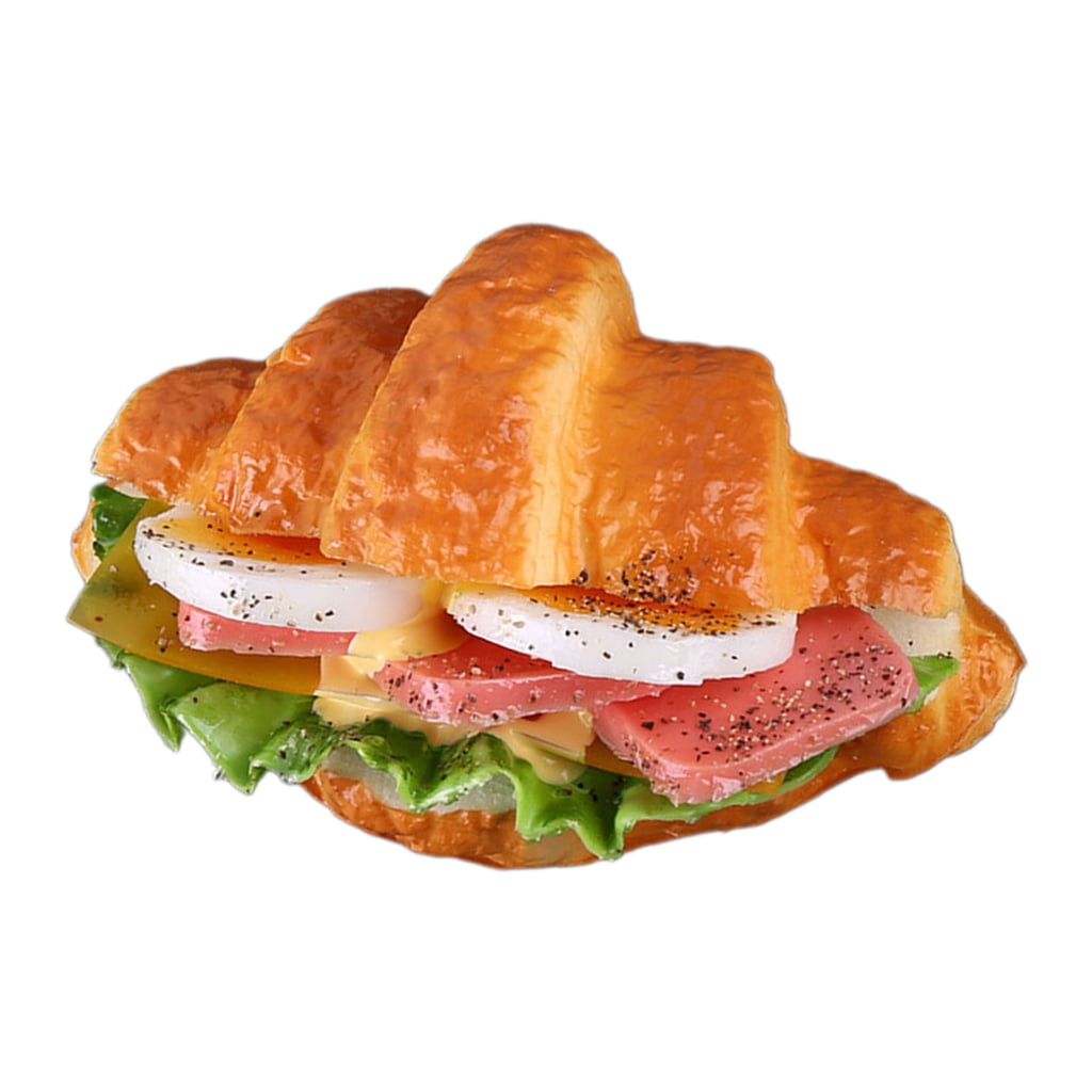 Necvior Artificial Croissants Fake Croissants Bread Simulation ...