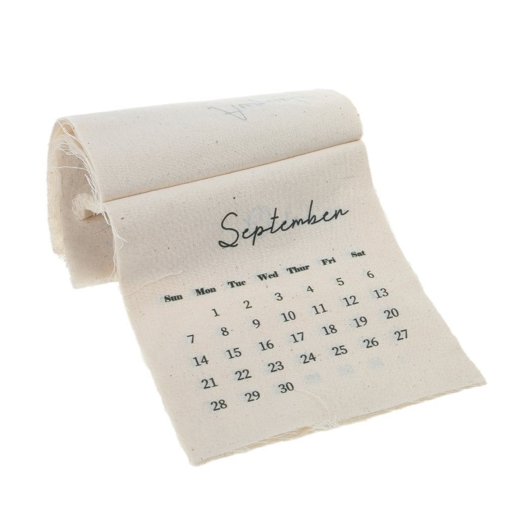 Necvior Artistic 2025 Cloth Calendar for Efficient Time Management in ...