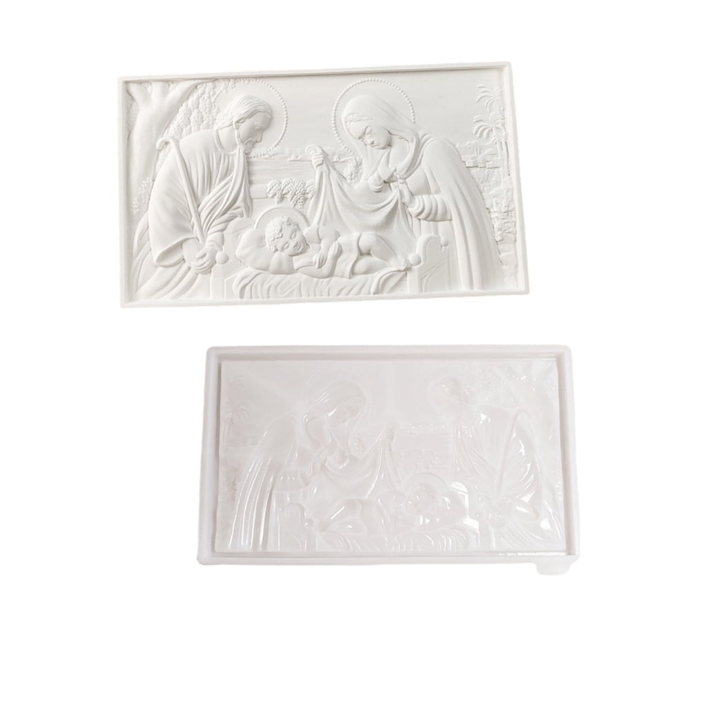 Necvior Artistic Silicone Mold Creative Wall Decors Molds for Making ...