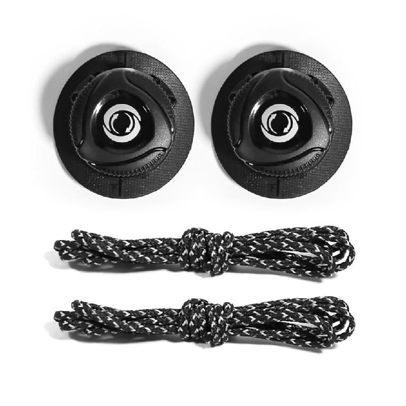 Necvior Automatic Screw Lock Shoelaces Shoelace Turn Automatic Buckles ...