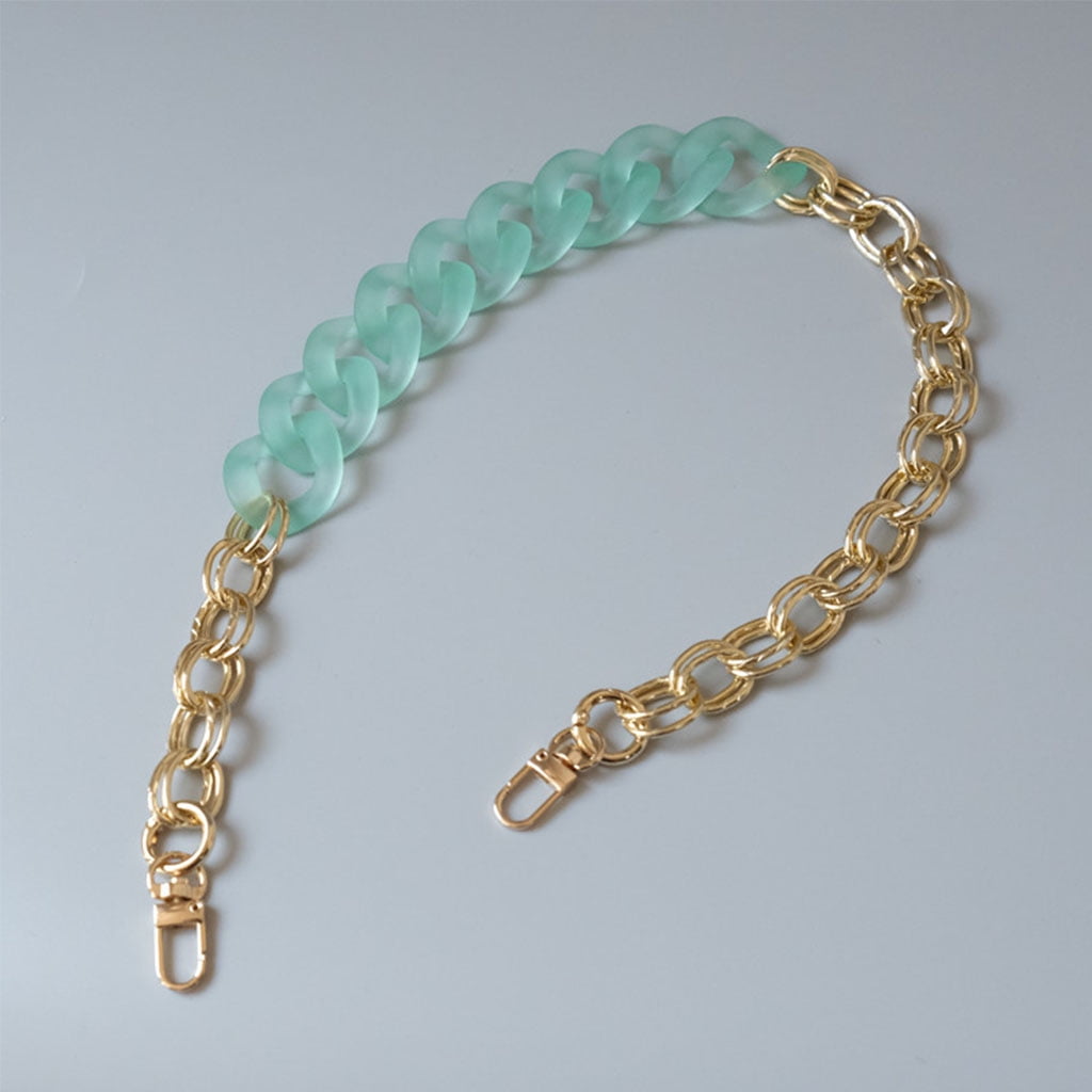Necvior Bag Handle Chain DIY Acrylic Resin Handbag Strap Shoulder Purse ...