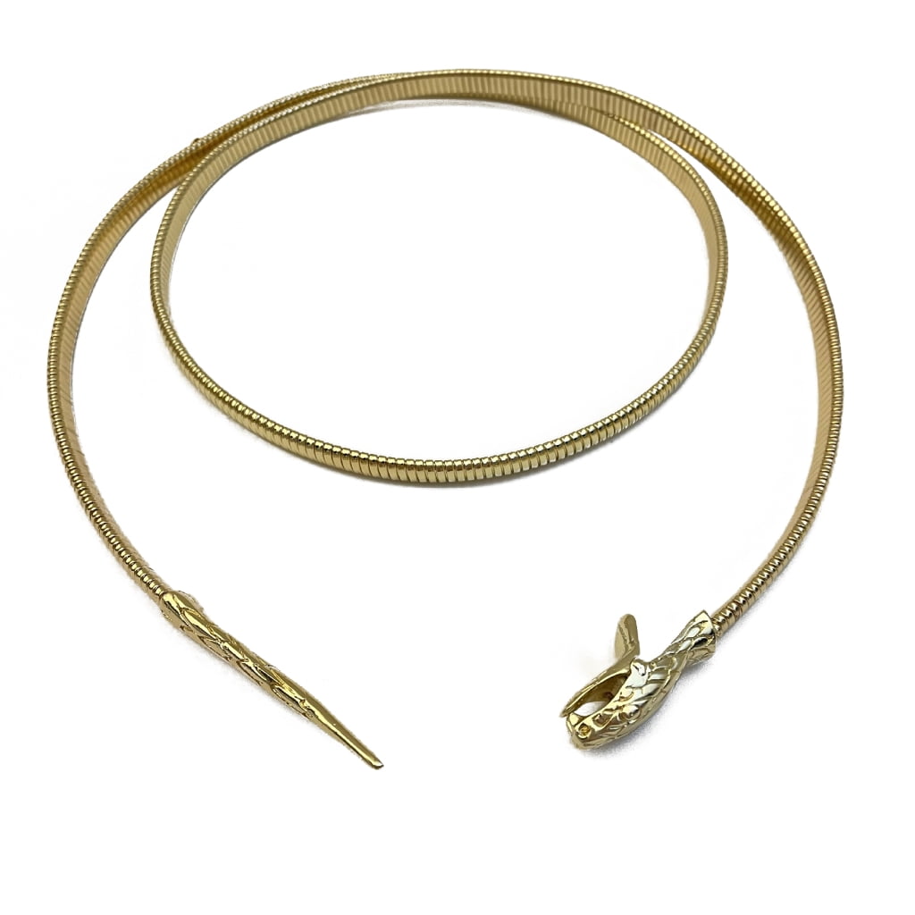 Necvior Bendable Snake Body Chain for Women Adjustable Punk Snake Belly ...