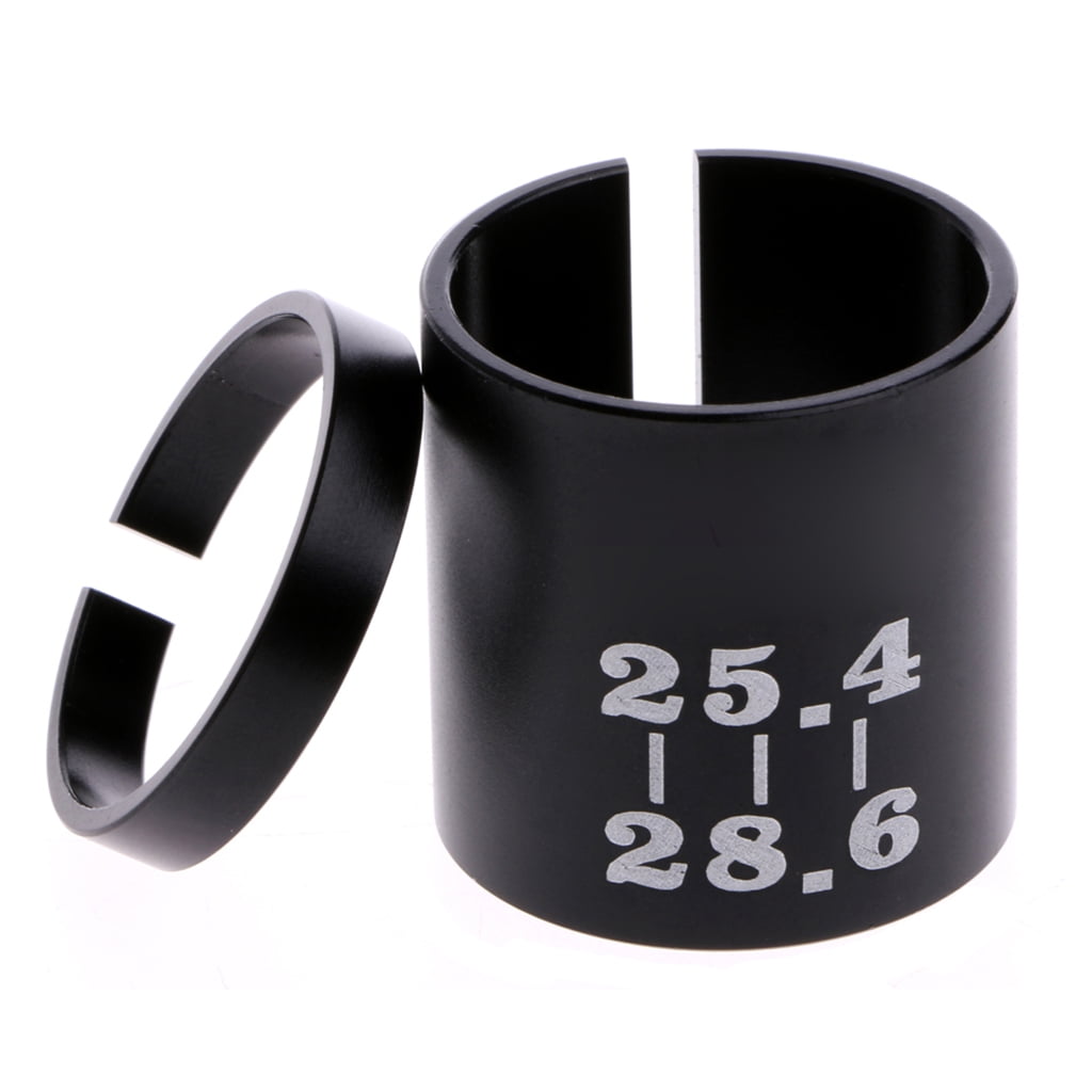 Necvior Bike Bicycle Ahead Stem Shim Reducer Conversion Variable Ring Set 25.4 to 28.6mm ...