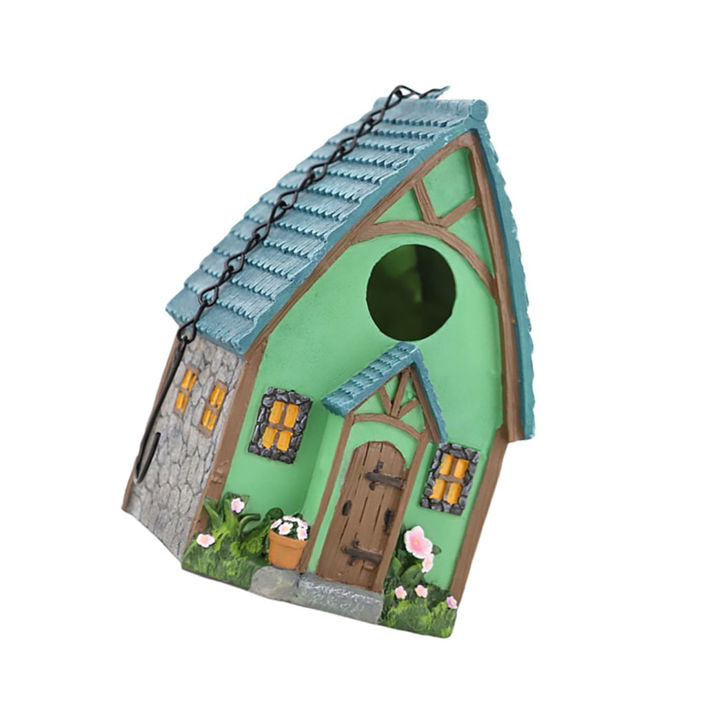 Necvior Bird Breeding Box House for Small Songbird Finches Wrens ...