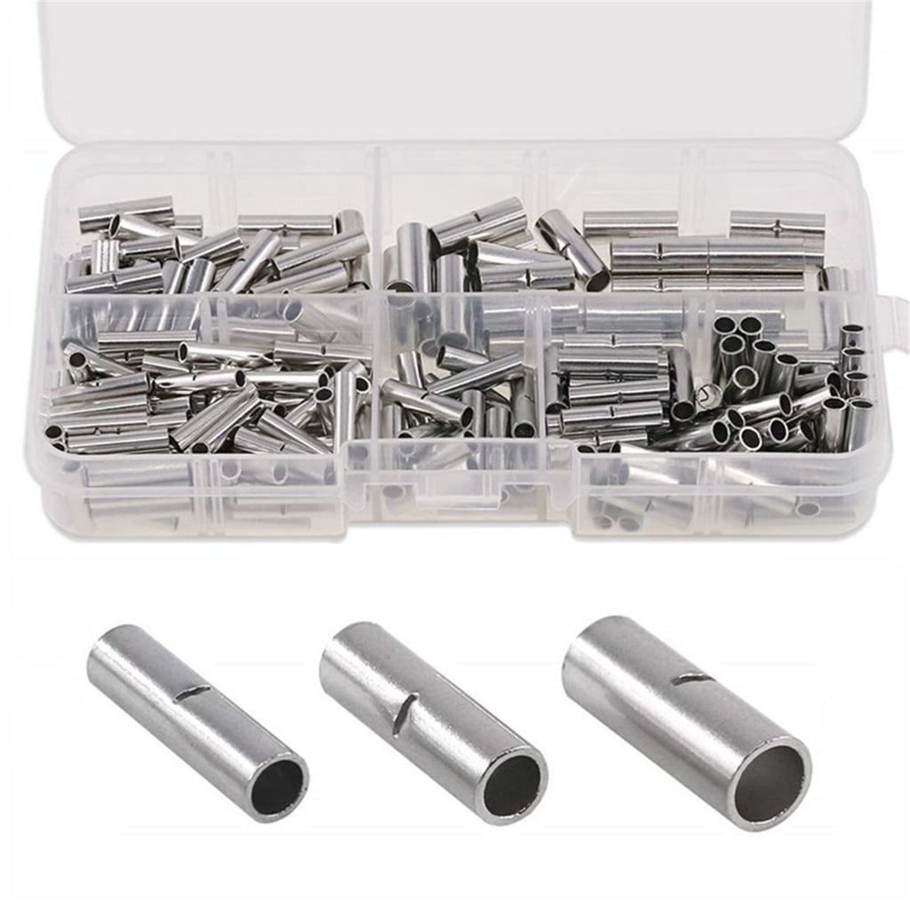 Necvior Brass Wire splices Connectors set Not Insulated Butt Connectors ...