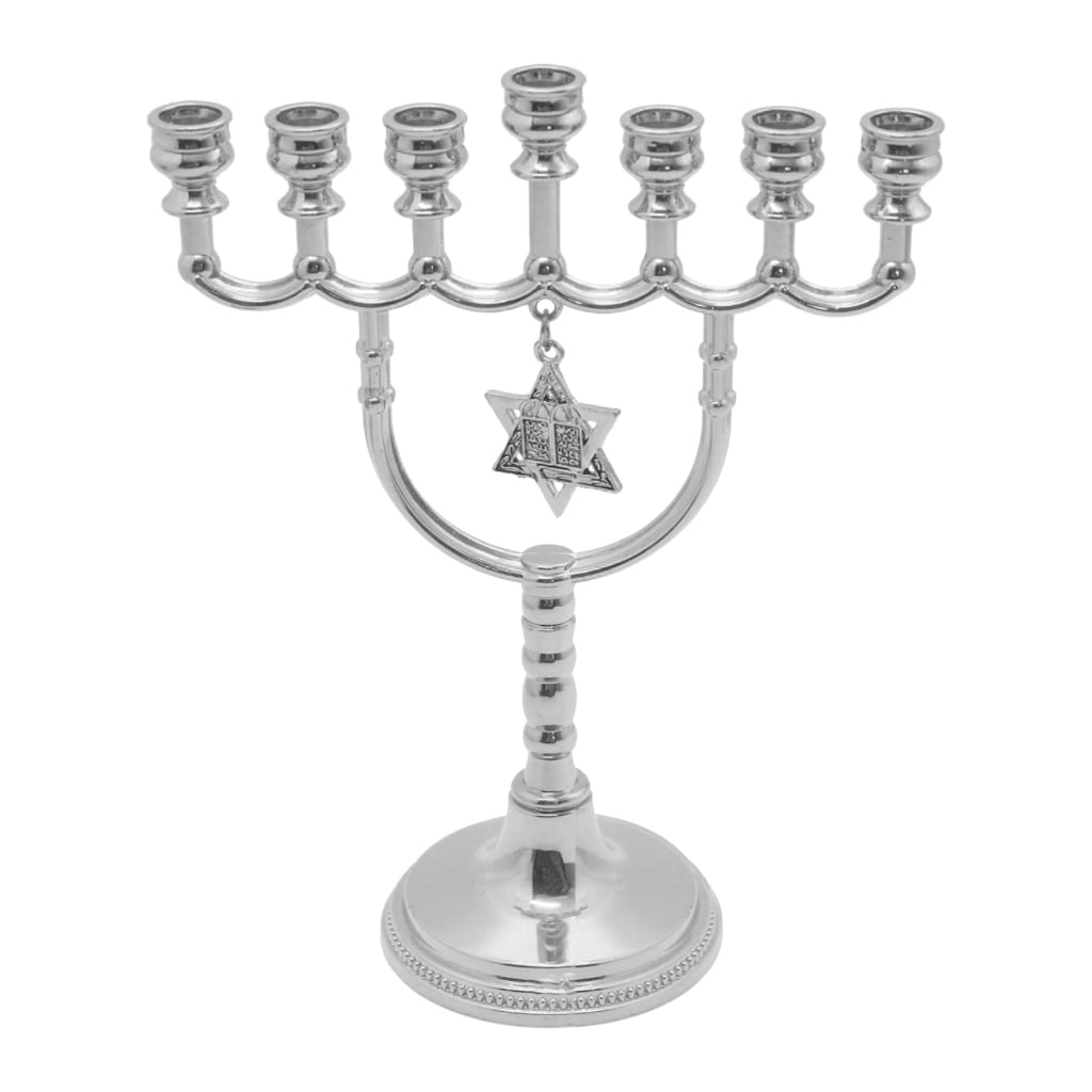 Necvior Candlestick Candleholder Shabbat Candlestick Hexagonal Star ...