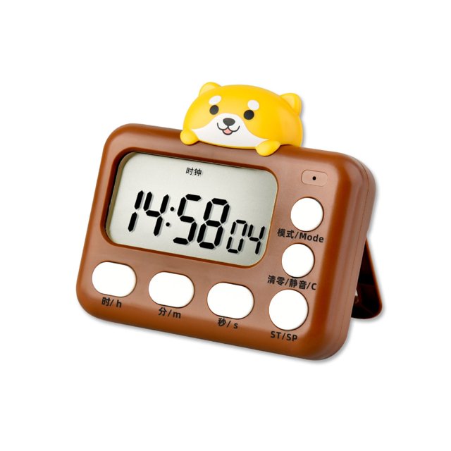 Necvior Cartoon Digital Timer Kitchen Countdown Timer Desktop Alarm ...