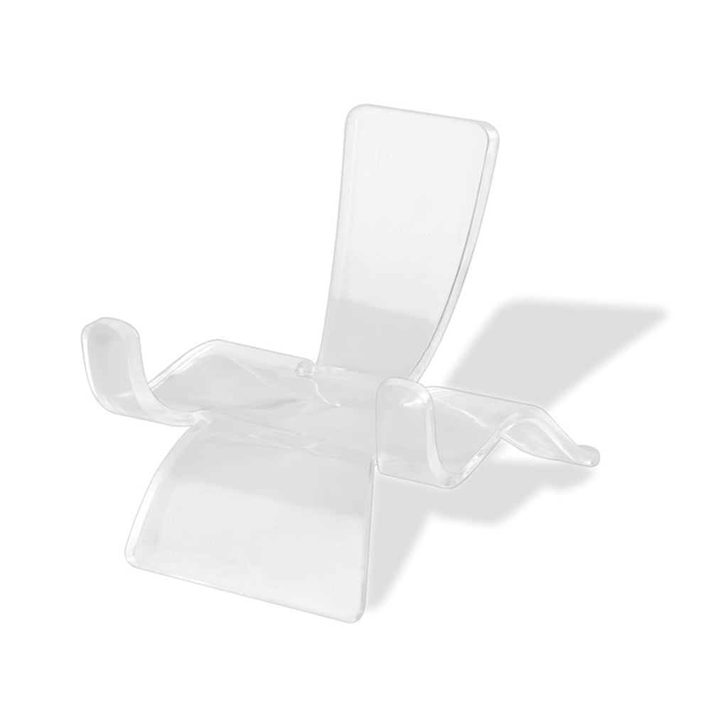 Necvior Chair Shape Rock Display Stand Acrylic Display Rack for Mineral ...