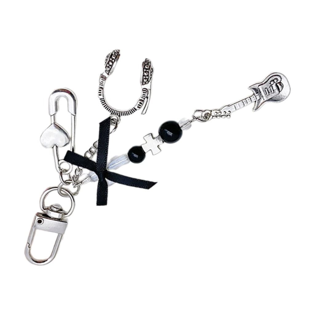 Necvior Chic and Portable Keychain with Heart Butterfly and Music ...