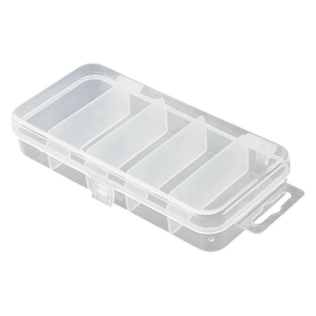 Necvior Clear Tackle Organizers Box Features Multiple Size Compartments ...