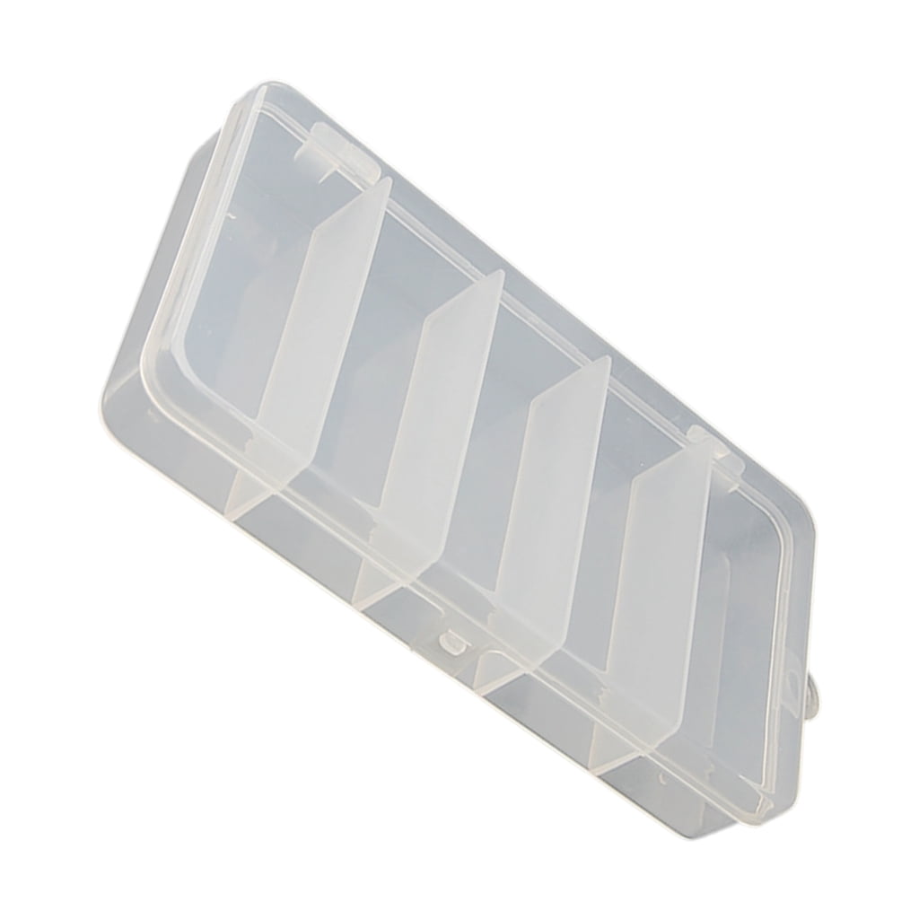 Necvior Clear Tackle Organizers Box Features Multiple Size Compartments ...