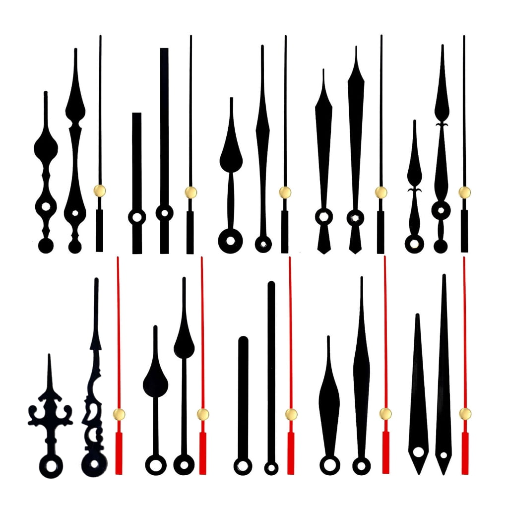 Necvior Clock Hands 10/12/14/15/18set for Clock Making Simple ...