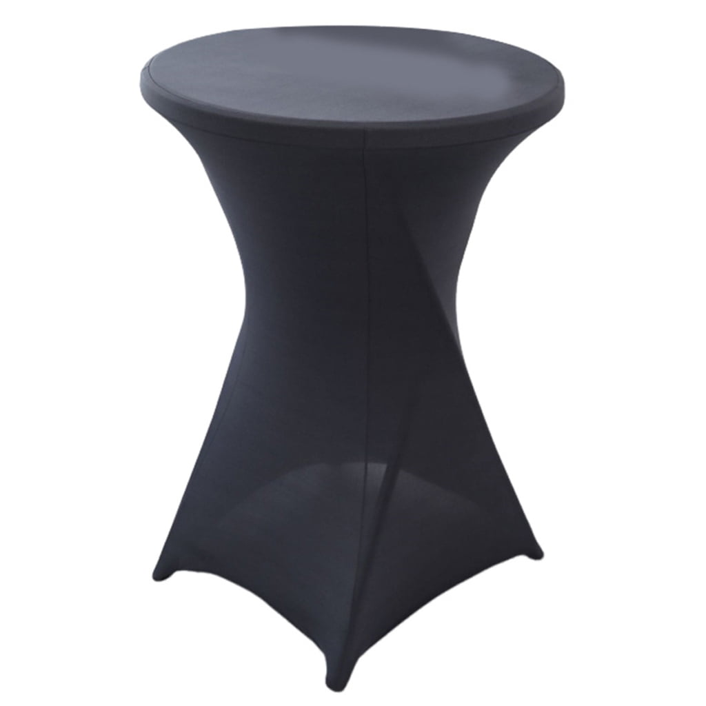 Necvior Cocktail Table Cover Spandex Table Cloth Bars Hotel Wedding ...