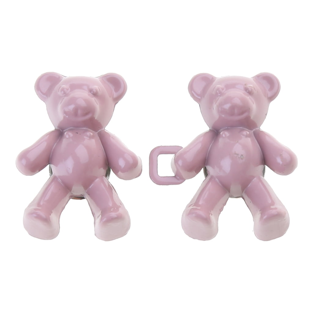 Necvior Colorful Bear No Sew Waist Button Jeans Buttons Cute Bear Jeans ...
