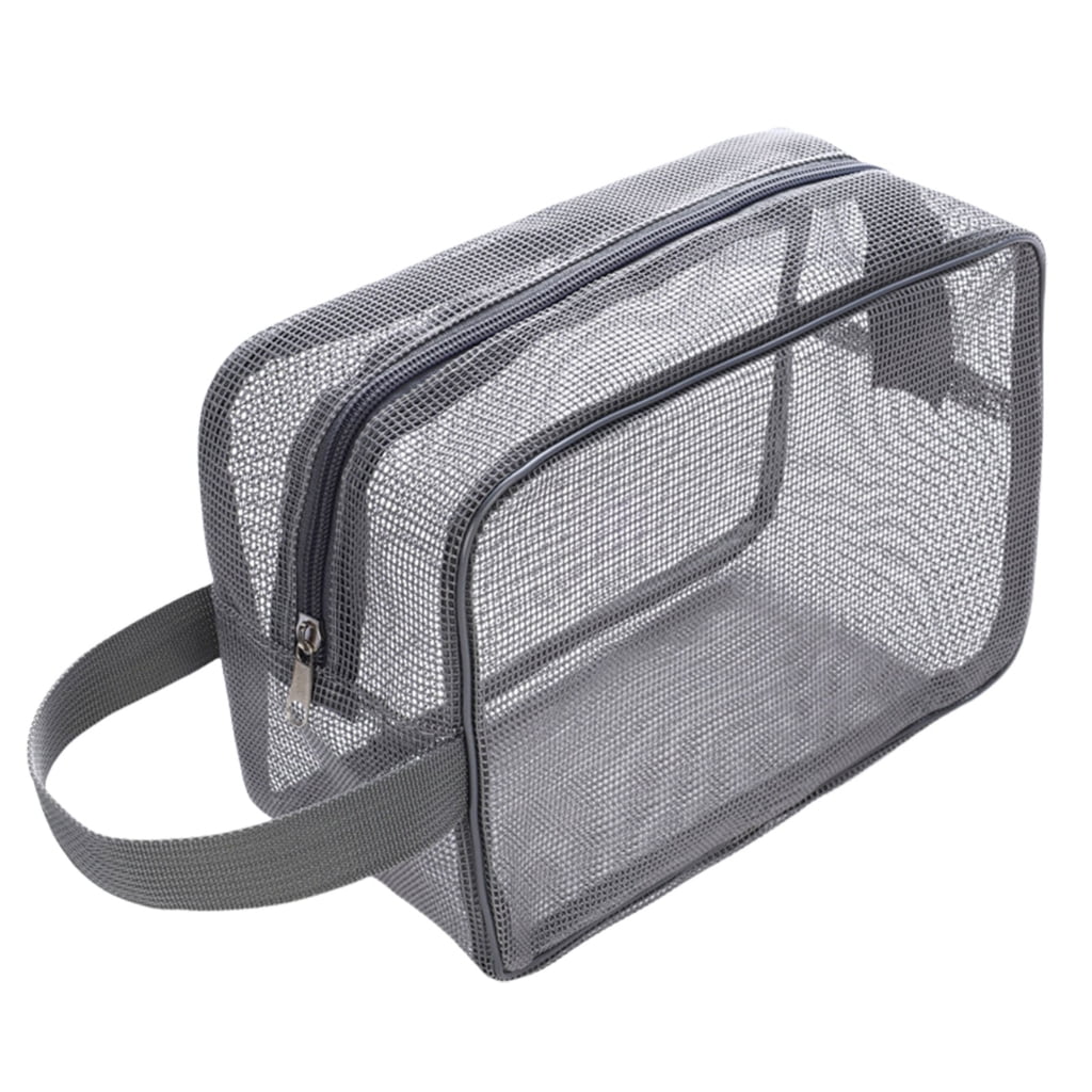 Necvior Compact Resins Mesh Toiletry Bag Organizers for College Dorms ...
