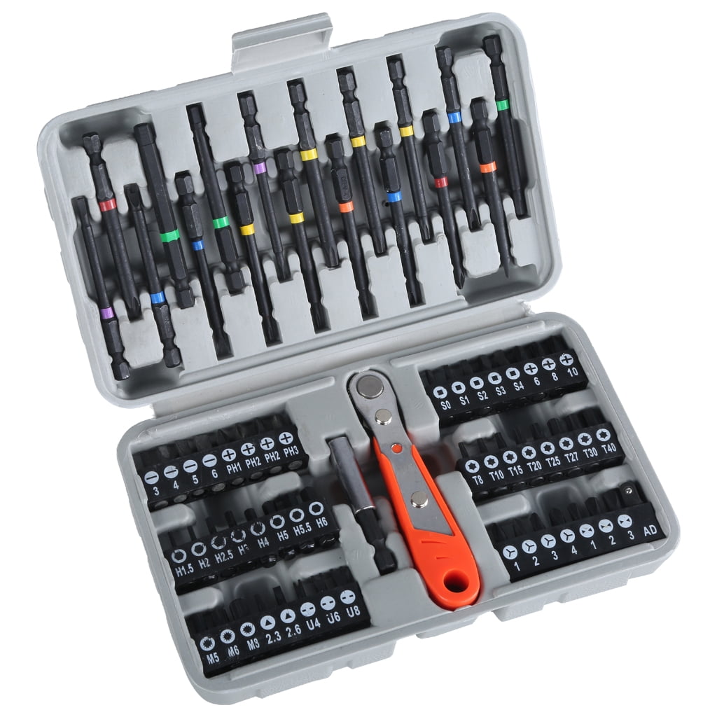 Necvior Comprehensive Magnetic Ratchet Wrench Screwdriver Set for ...