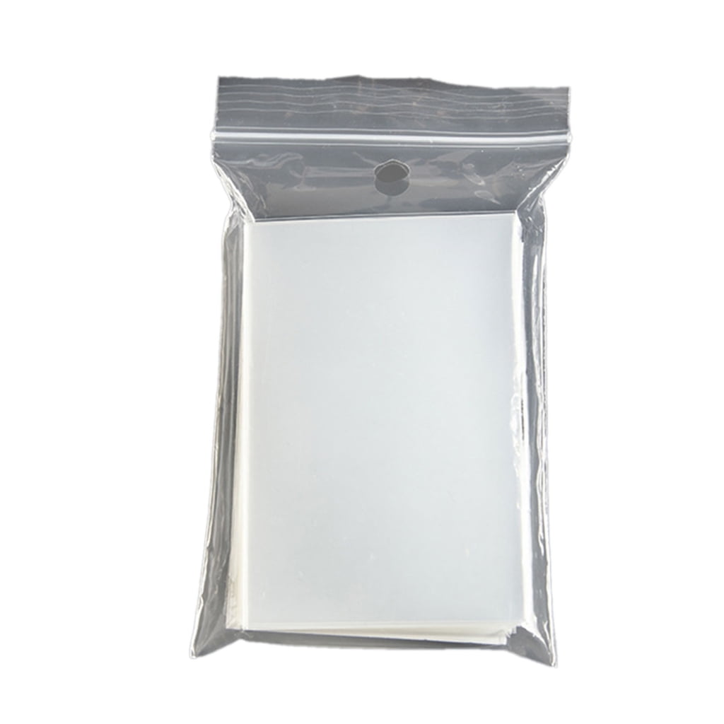 Necvior Convenients 50pcs Clear Penny Card Sleeve Plastic Soft Card ...