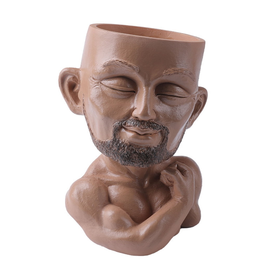 Necvior Creative Bodybuilder Muscle Man Garden Decoration Figurines ...