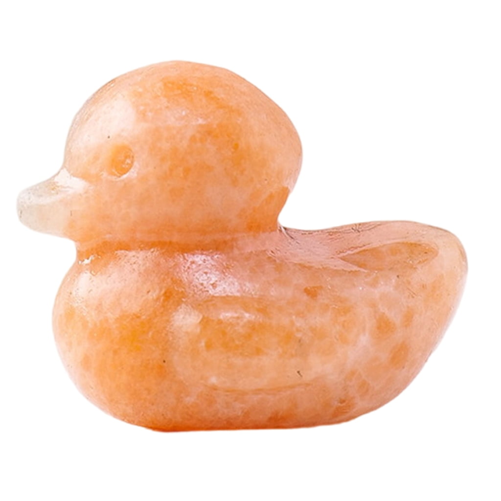Necvior Crystal Duck Carvings Collection Miniature Duck Statues for ...