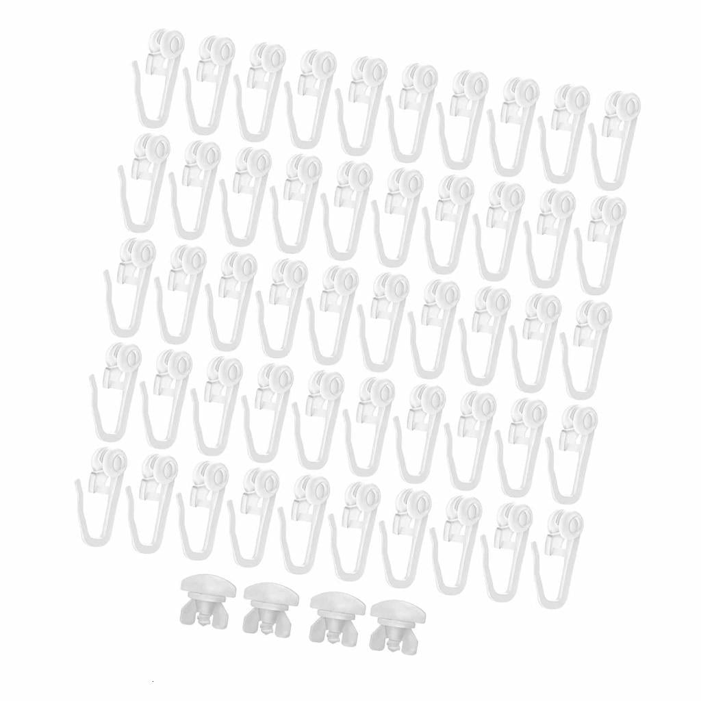 Necvior Curtain Track Hook Curtain Rails Ceiling Gliders Set Lockables ...