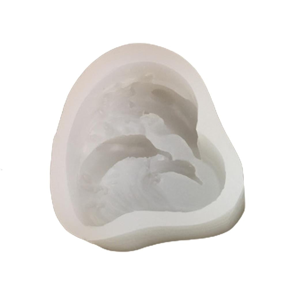 Necvior Cylinder Silicone Crafts Mould, 3D Geometric Candle Mold Candle ...