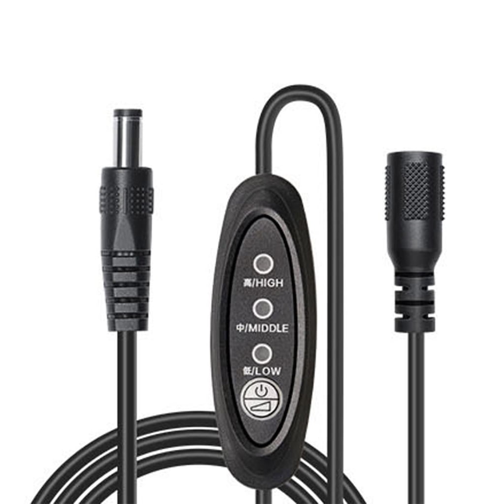 Necvior DC5V PWM Low Voltage Motor Speed Controller 3 Gear Adjustable ...