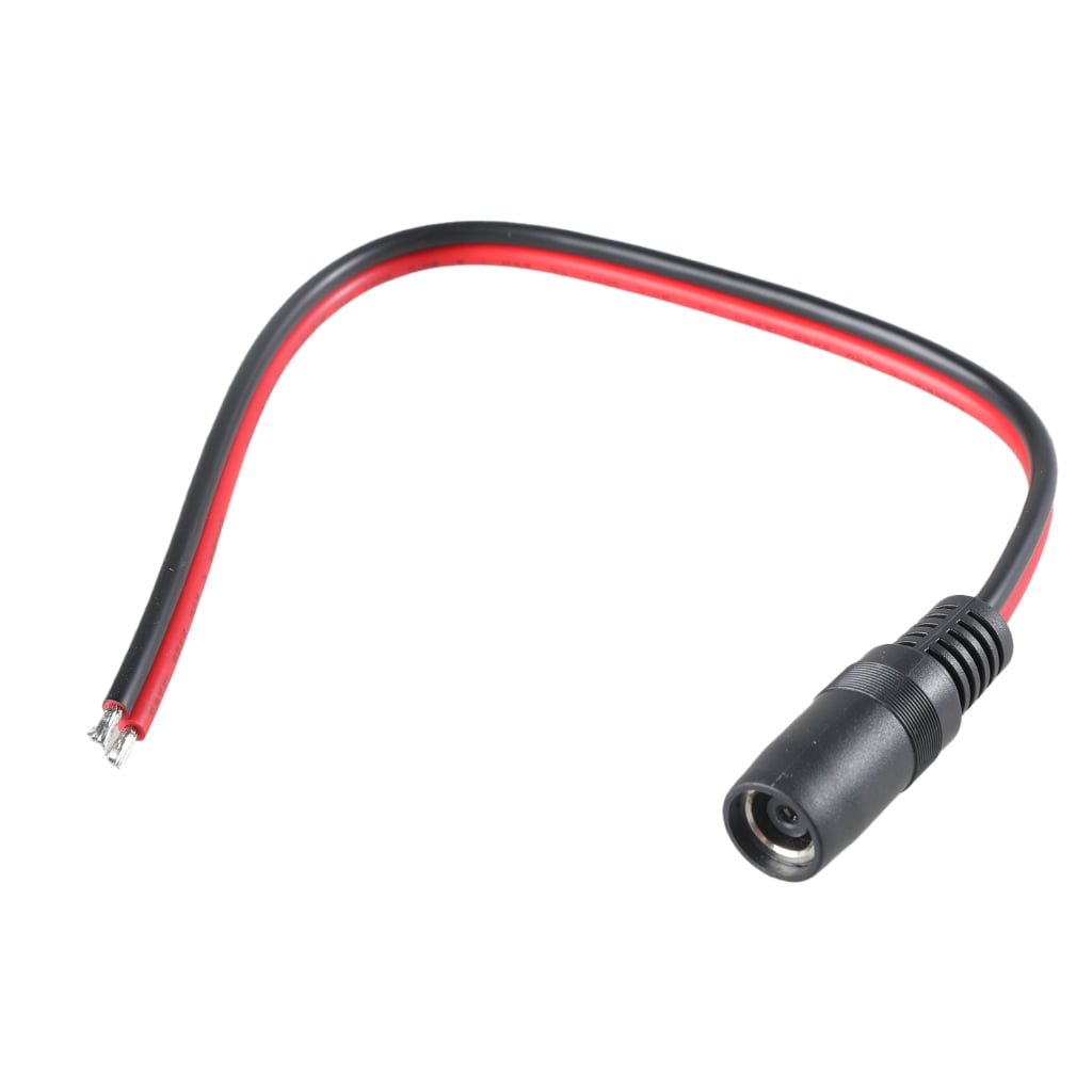 Necvior DC8.0mmx2.0mm Male/Female Plug to Bare Wire Power Cable Cord ...