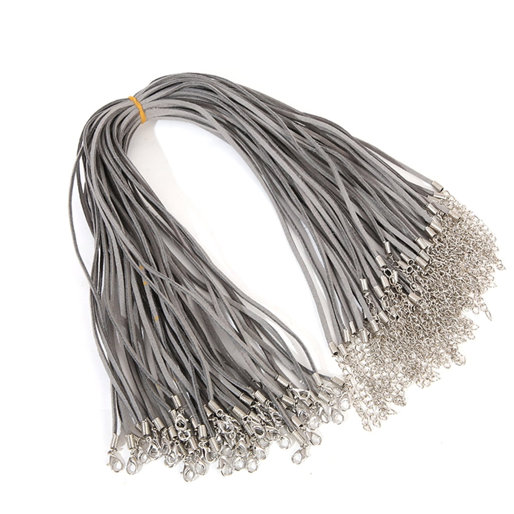 Necvior DIY Suedes Rope Lobster Clasp String Cord for Jewelry Crafts ...