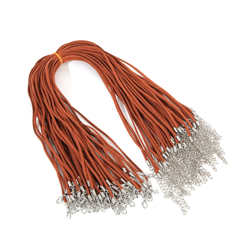 Necvior DIY Suedes Rope Lobster Clasp String Cord for Jewelry Crafts ...