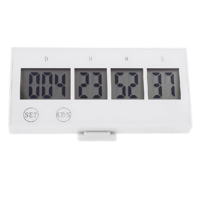 Necvior Days Countdown Clock LCD Digital Screen Kitchen Timer Event ...