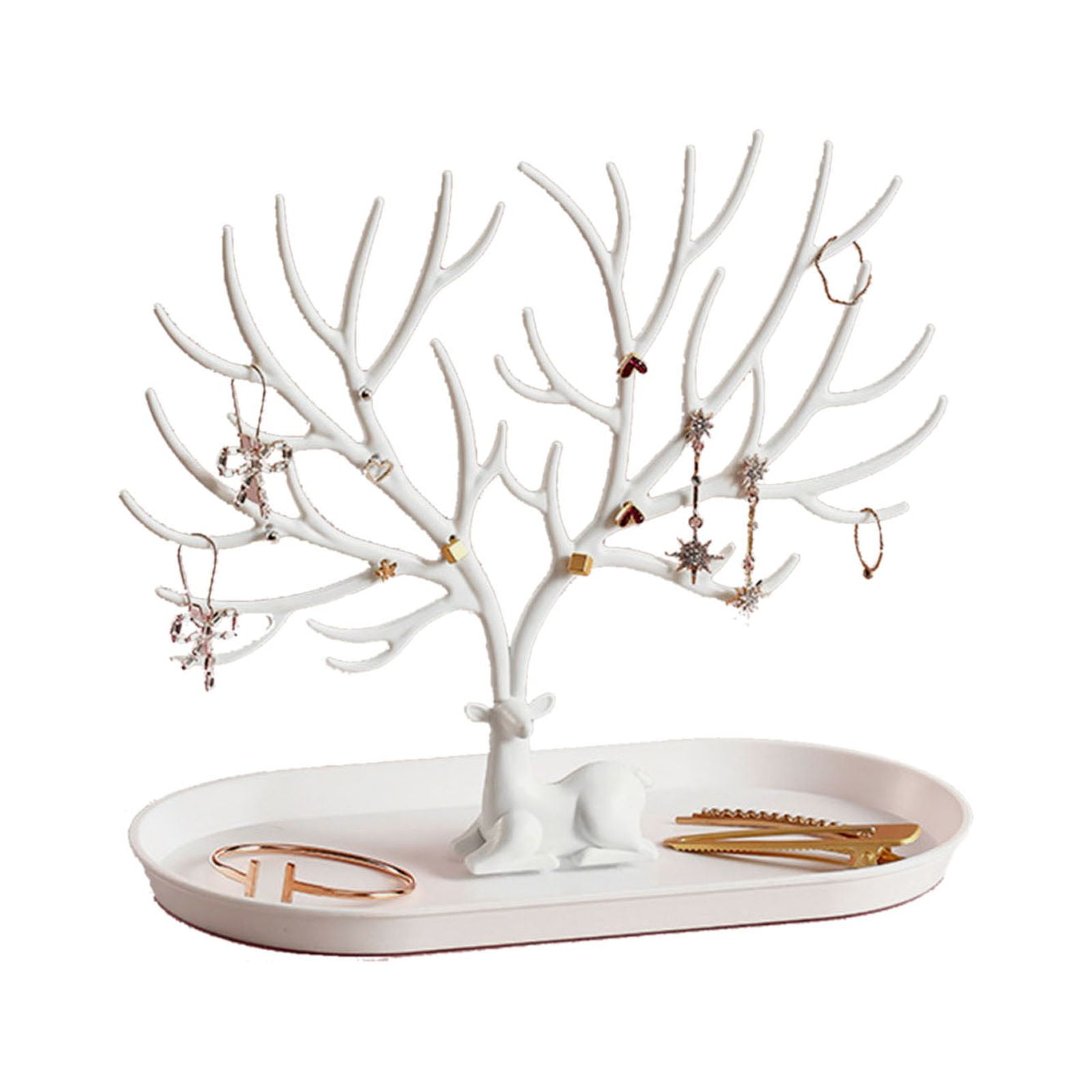 Necvior Deer Earrings Necklace Pendant Bracelet Jewelry Display Stand ...