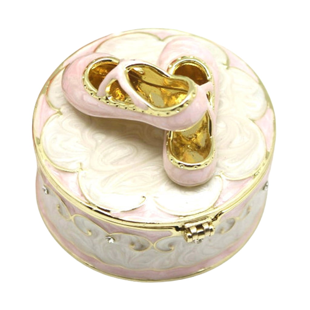 Necvior Delicate Ballet Shoe Designs Jewelry Box Compact Ballet Shoe ...
