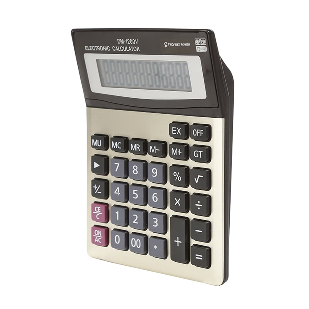 Necvior Desktop Calculator Large Screen with Ergonomic Buttons Clear 12 ...