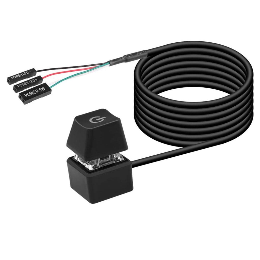 Necvior Desktop Computer Power Switching Button External Remote Starts ...