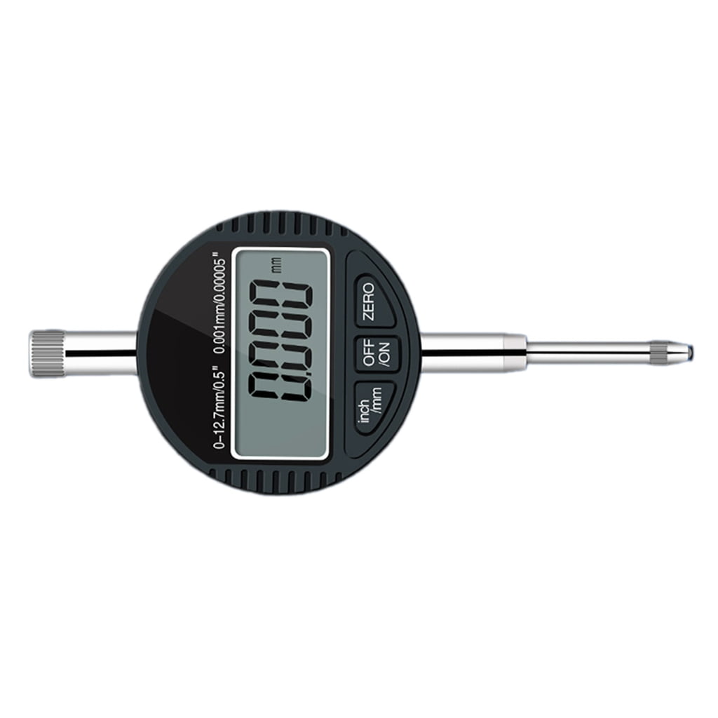 Necvior Digital Dial Indicator 0-12.7/25.4mm, 0.001mm (0.00005") Inch ...
