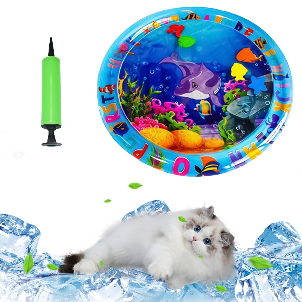 Necvior Dogs Cooling Mat Cats Bed Inflatable Water Bed Lounger for ...