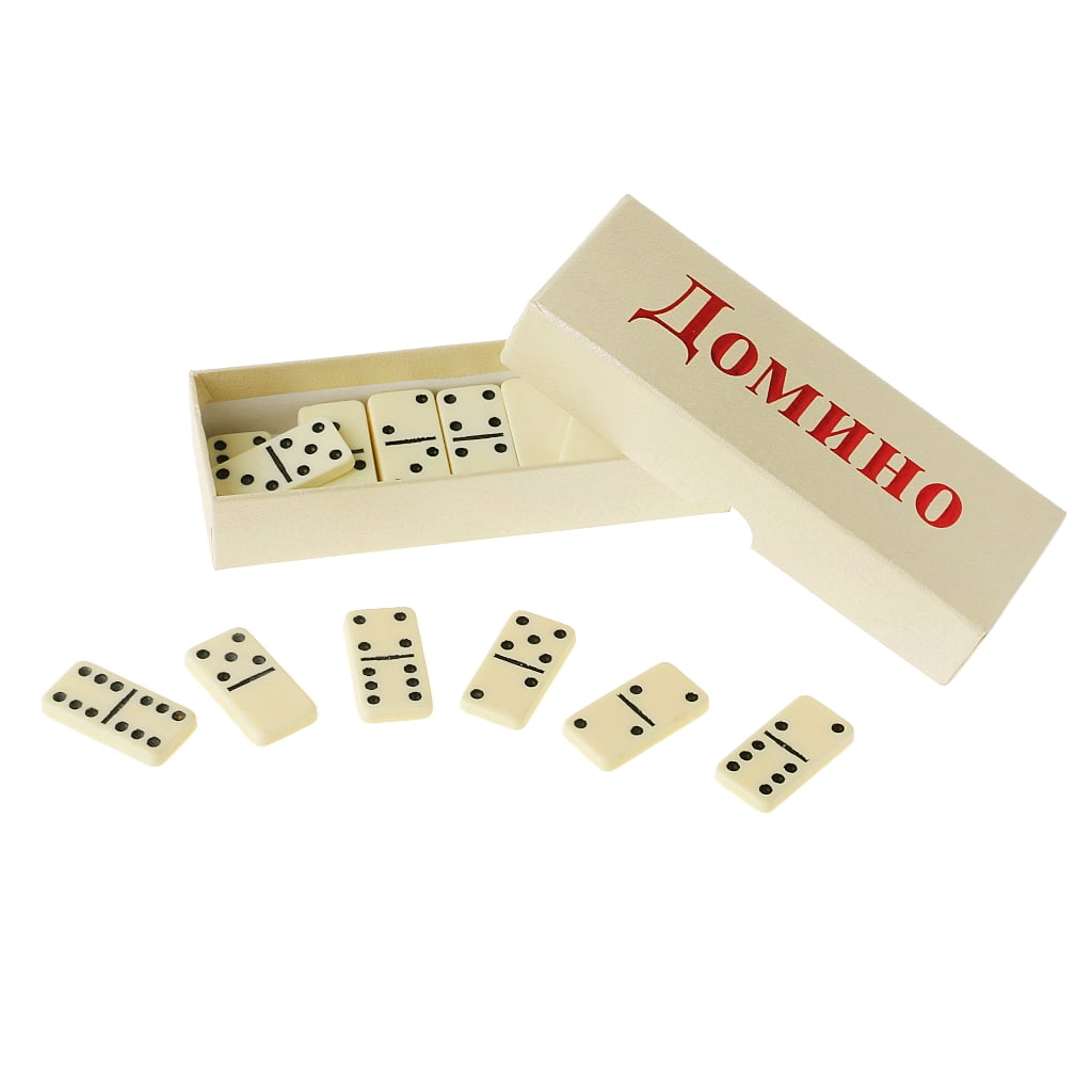 Necvior Double Domino Set with Six Blocks, Educational Toys for ...