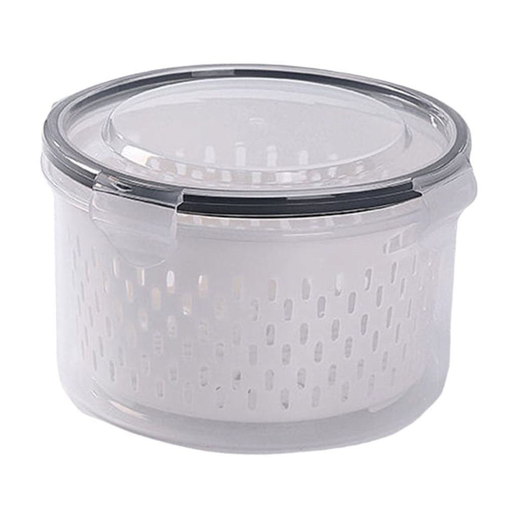 Necvior Double Layer Food Preservation Crisper Container Effective ...