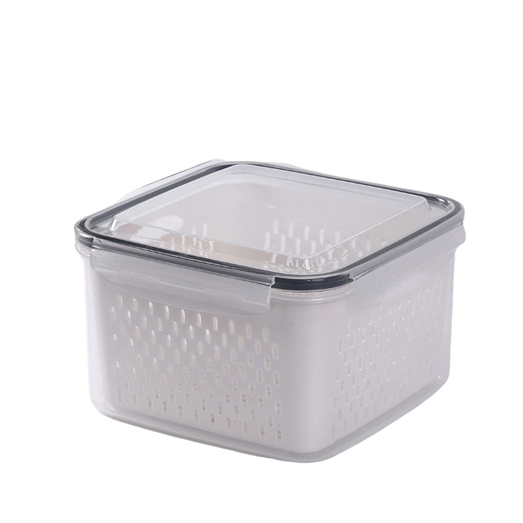 Necvior Double Layer Food Preservation Crisper Container Effective ...