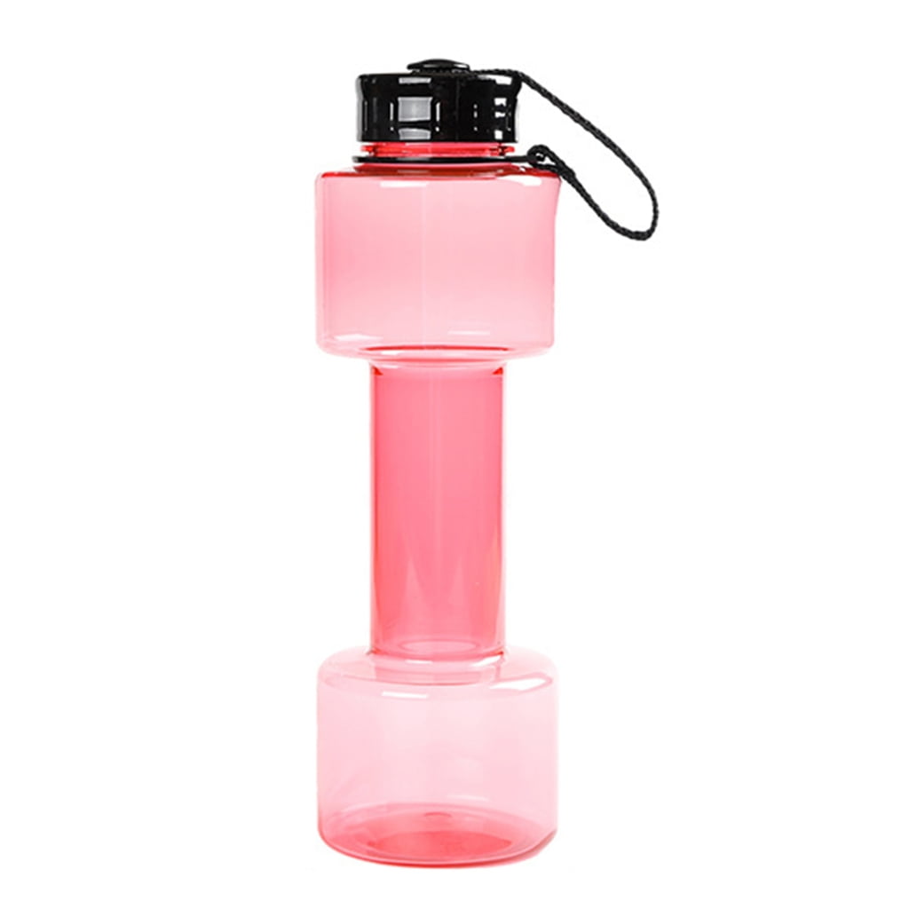 Necvior Dumbbell Shaped Water Bottle, 700ml Water Bottle Dumbbell ...