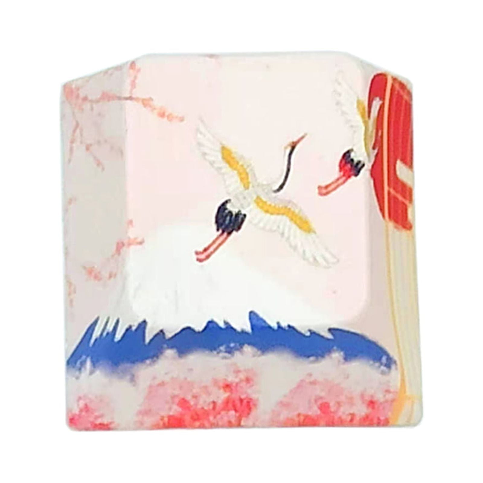 Necvior Durable PBT Keycap Mount / Flying Crane Sculpture R4 Mechanical ...