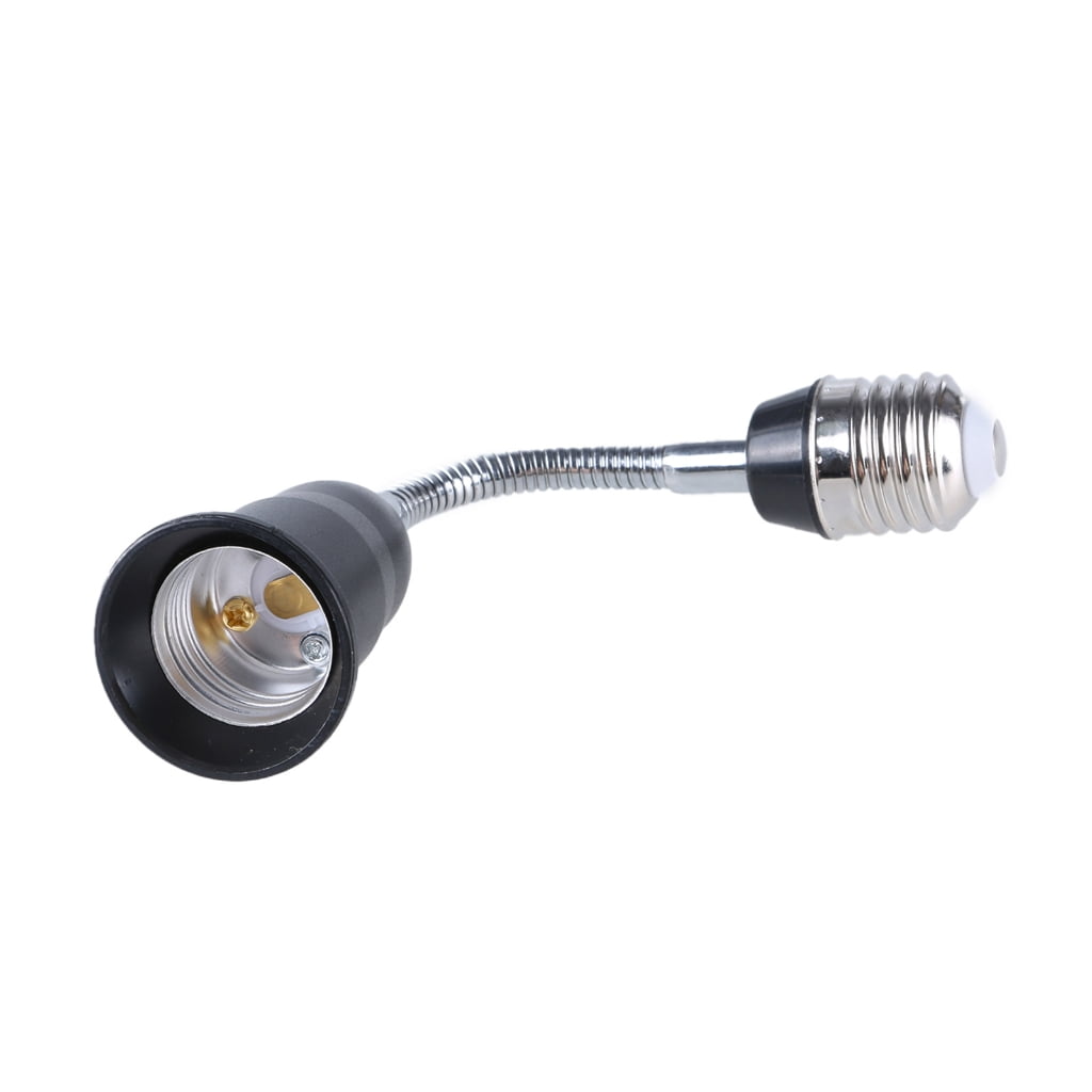 Necvior E27 Light Bulb Socket Extension Converter 360 Degree Bendable ...