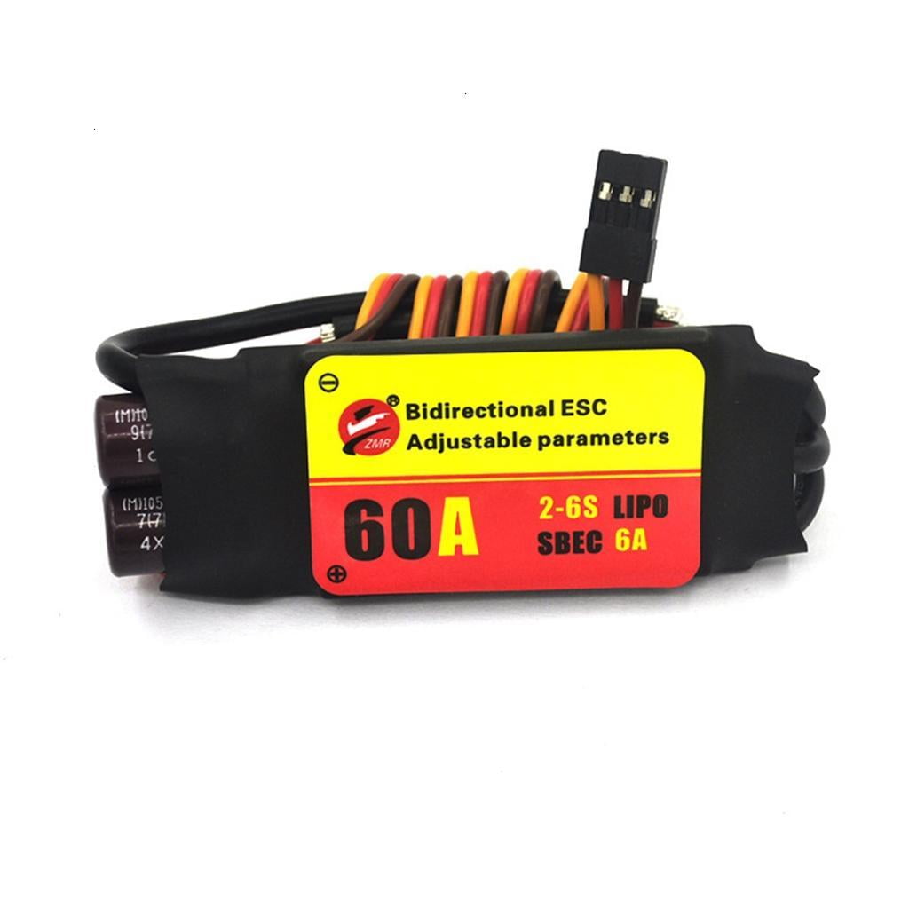Necvior ESC Brushless 12A 20A 30A 40A 60A 80A 100A Bidirectional Power ...