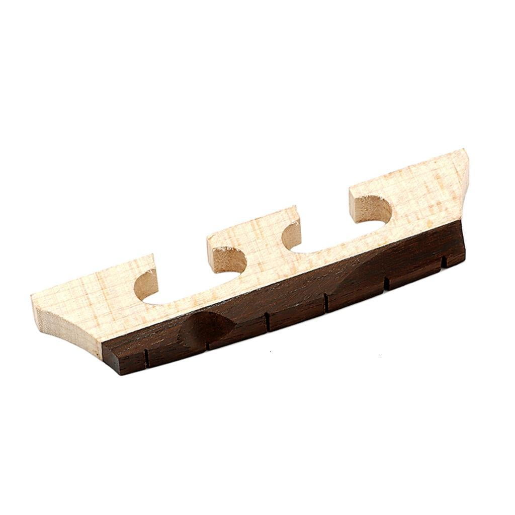 Necvior Ebony Maple Banjo Bridge for 6 String Banjo Replacement 6 ...