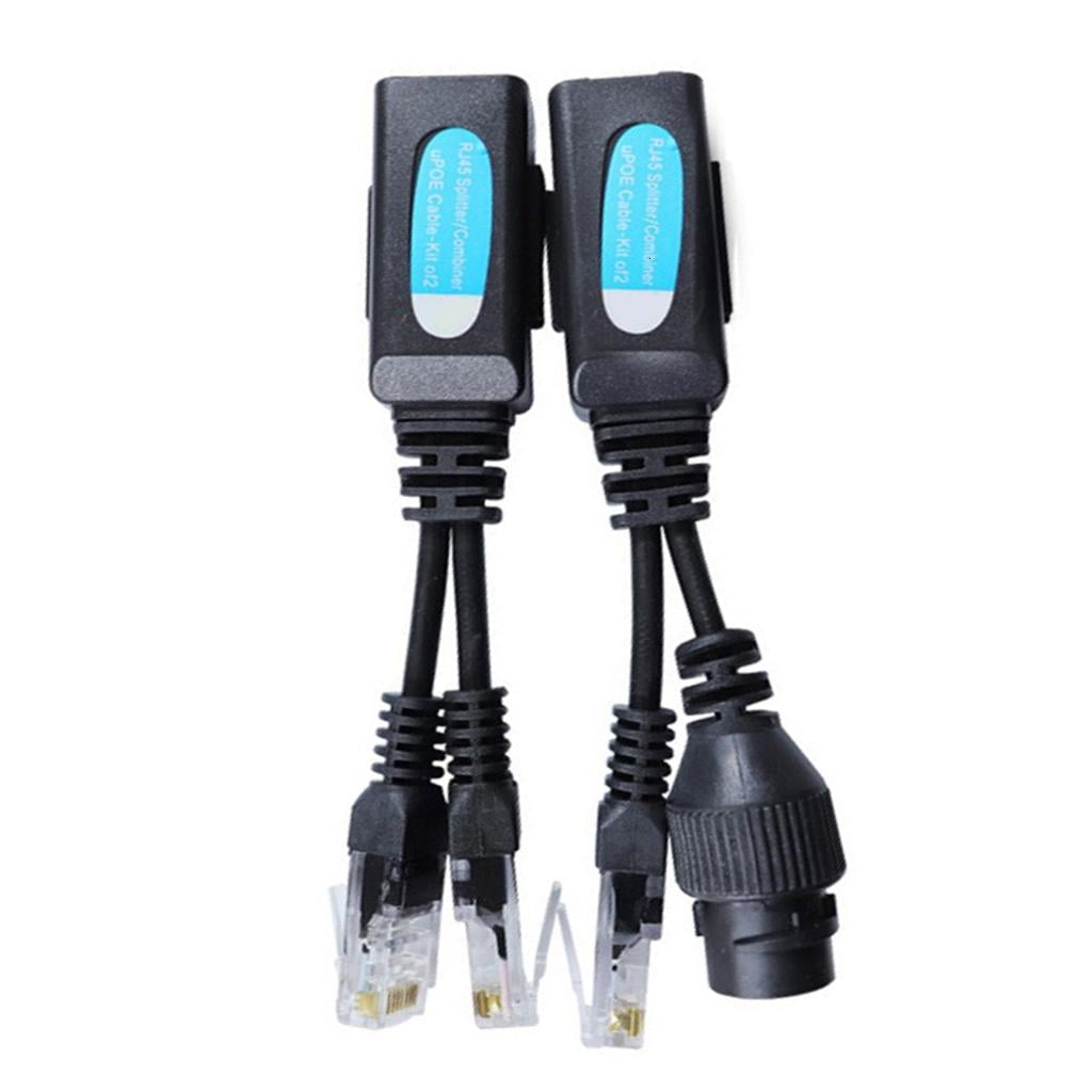 Necvior Efficient RJ45 Ethernet POE Splitter Combiners Provides Power ...