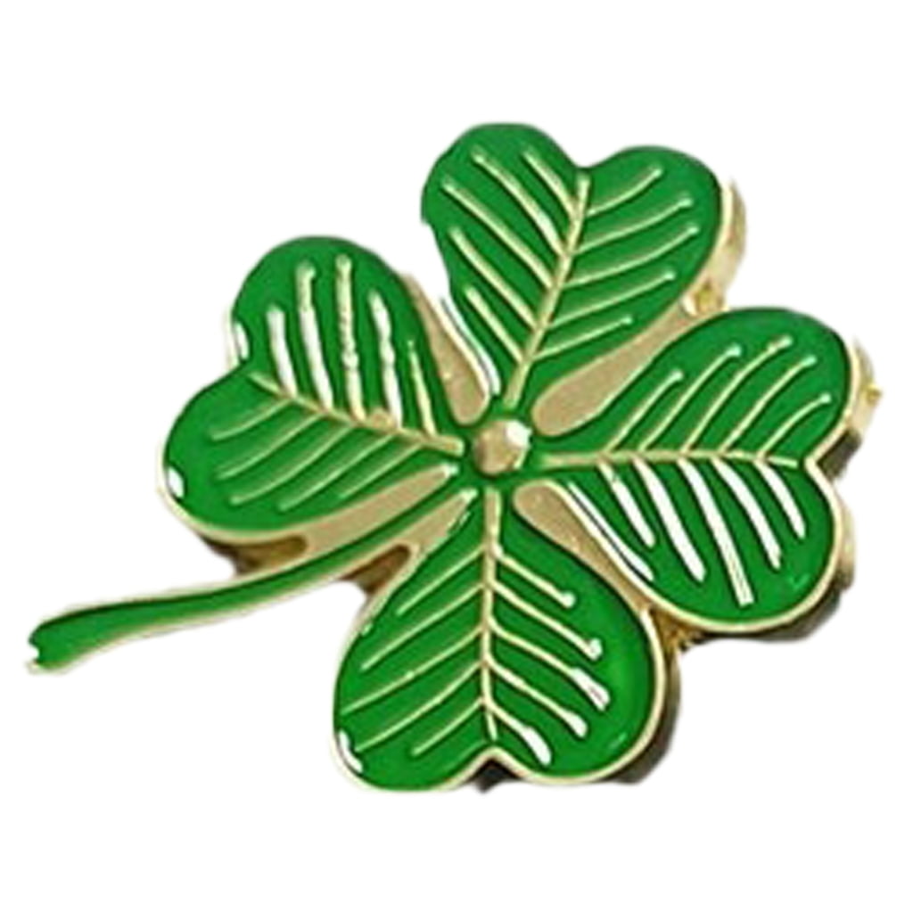Necvior Elegant Lapel Pin Eye Catching Leaf Shaped Brooch Pin for Daily ...