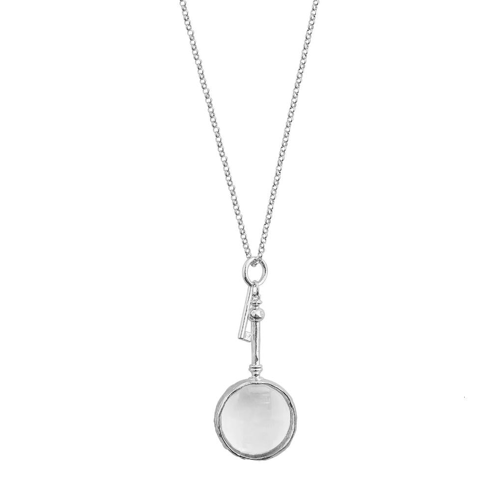 Necvior Elegant Magnifier Pendant Necklace Neck Jewelry Practical ...